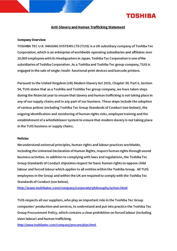 Respect for Human Rights